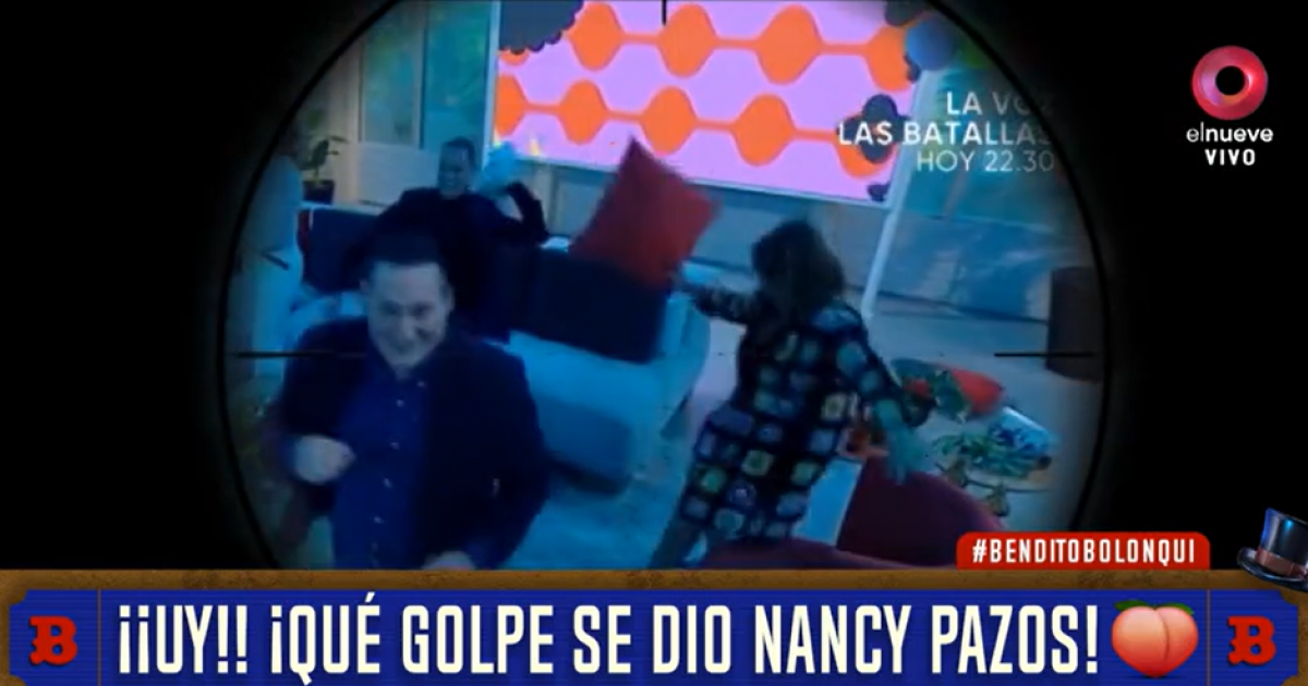 Tremendo blooper: ¡Nancy Pazos terminó en el piso mientrás bailaba en ... Tremendo blooper: ¡Nancy Pazos terminó en el piso mientrás bailaba en ...